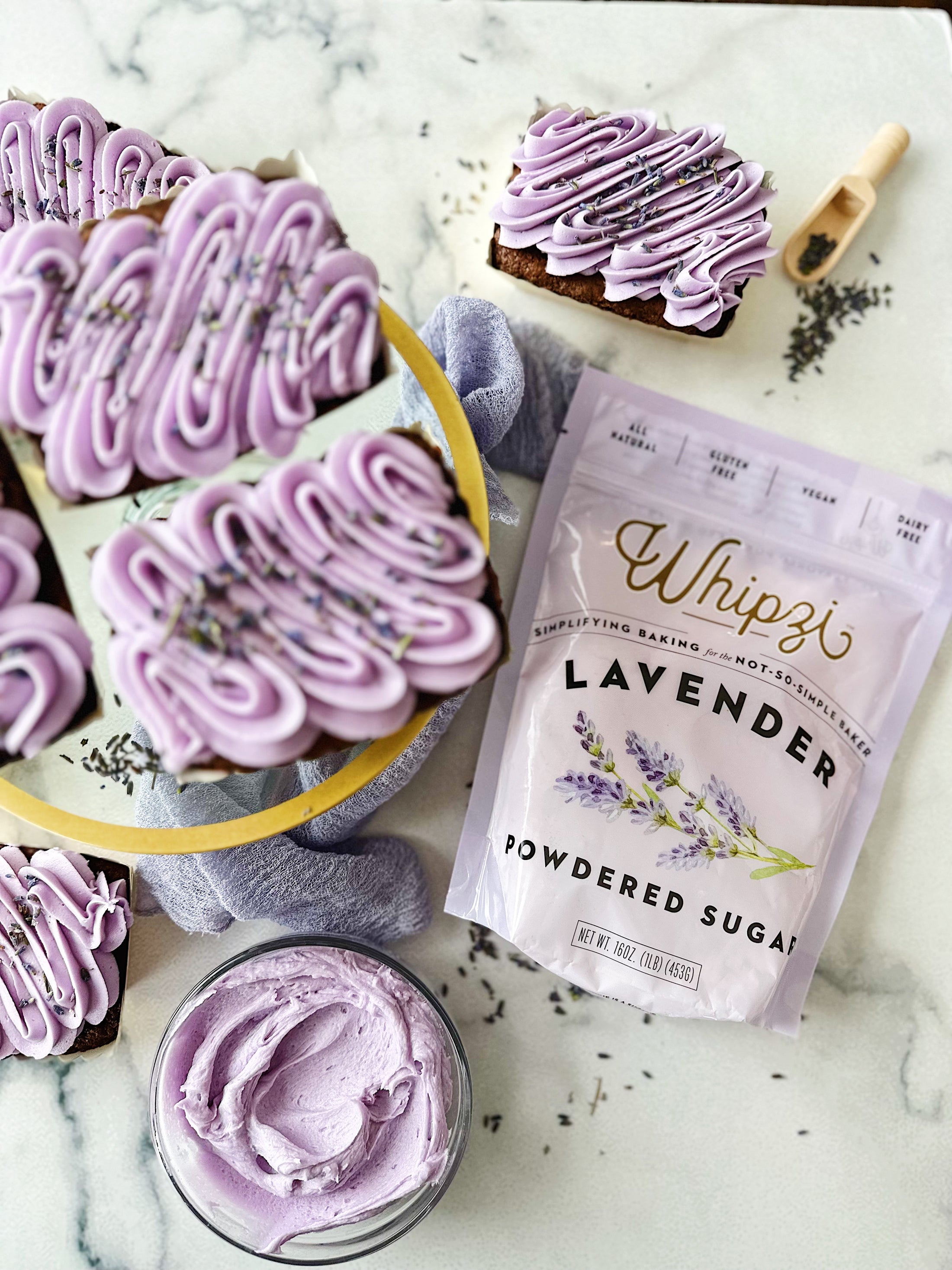 EASY 2 INGREDIENT LAVENDER BUTTERCREAM FROSTING – Whipzi®